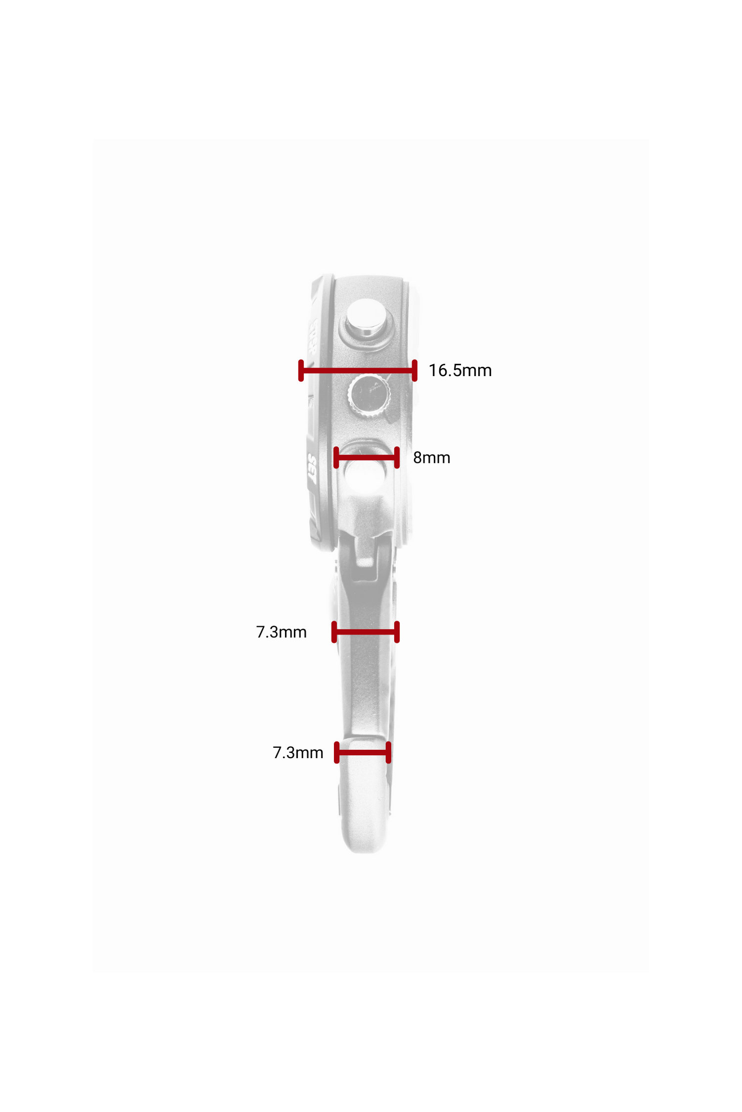 Ana Digi Miniclip - Red Case with Red/Black Dial and Normal LCD ...