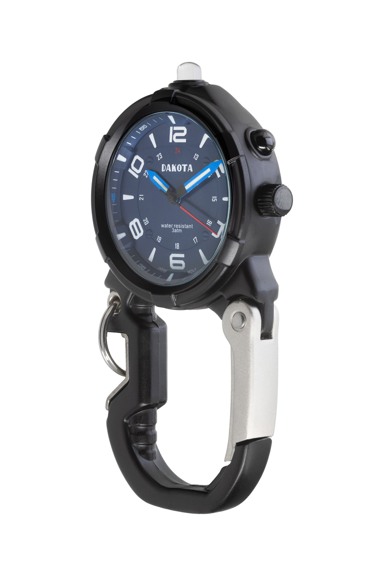 Bottle Opener Miniclip Microlight - Black Case Blue Dial – dakotawatch