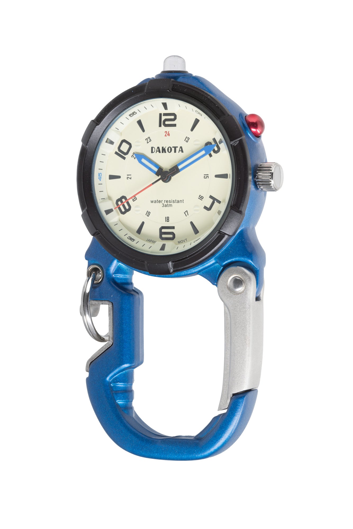 Bottle Opener Miniclip Microlight - Blue/Black Case Ivory Dial ...